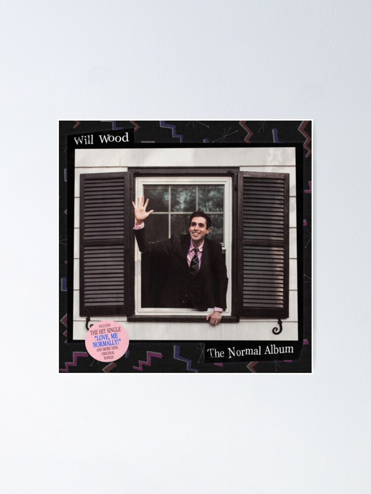 "will wood: the normal album" Poster for Sale by rj1776 | Redbubble