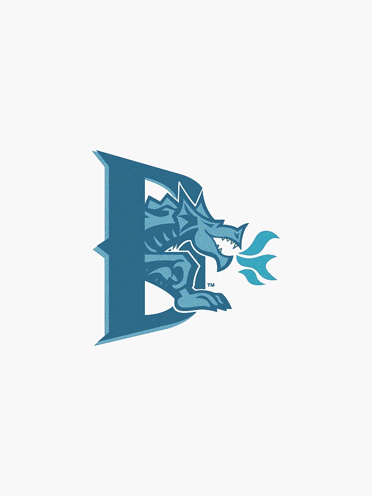 "Drexel Blue Dragon Design" Sticker for Sale by goodvibstickers | Redbubble