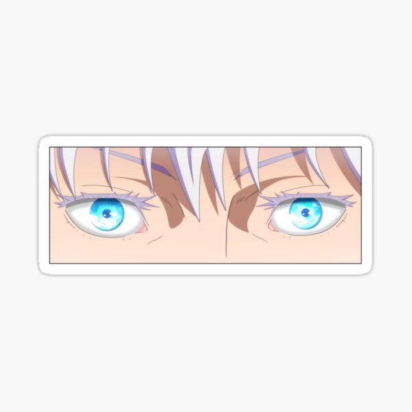 "Gojo Satoru Six Eyes Anime" Sticker for Sale by Qbesent | Redbubble