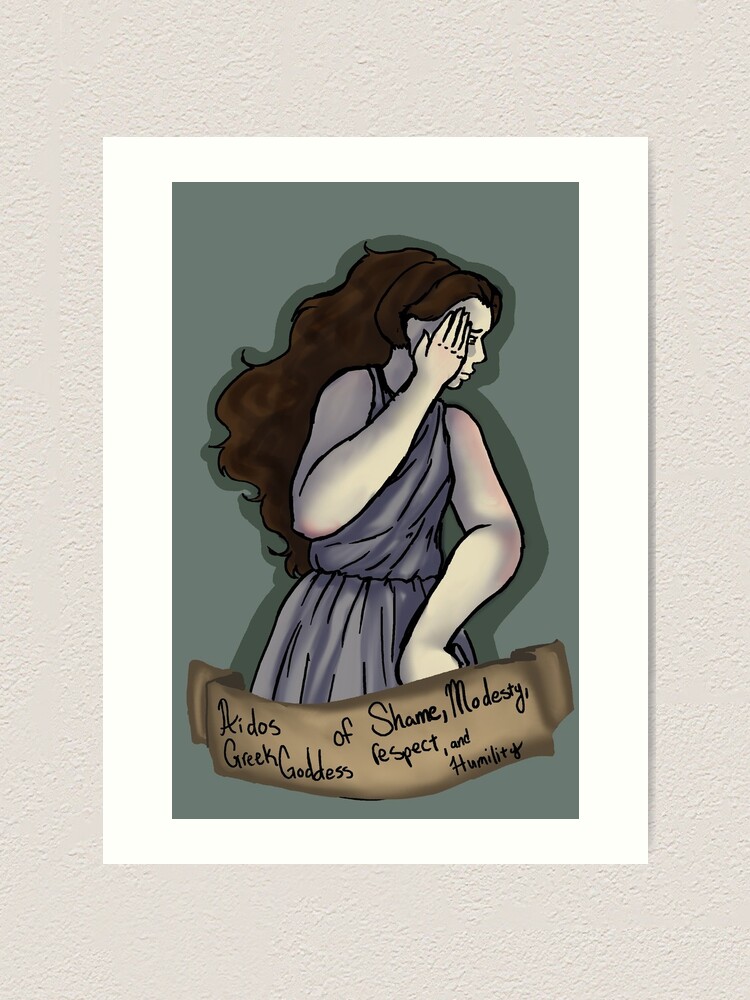 "Aidos Greek goddess of shame, modesty, respect, and humility " Art ...
