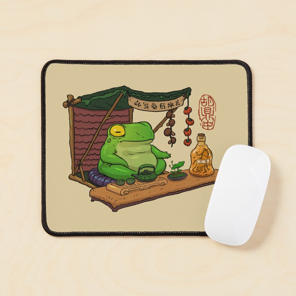 "merchant frog" Sticker for Sale by DingHuArt | Redbubble