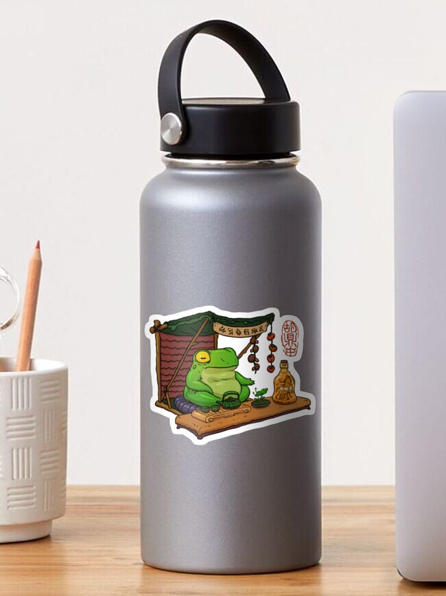 "merchant frog" Sticker for Sale by DingHuArt | Redbubble