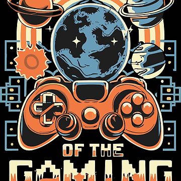 "Controller of the Gaming Multiverse Space themed Gaming" Sticker for ...