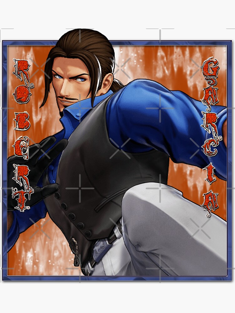 "King of Fighters XV - Mightiest Tiger Robert Garcia KOF" Sticker for ...