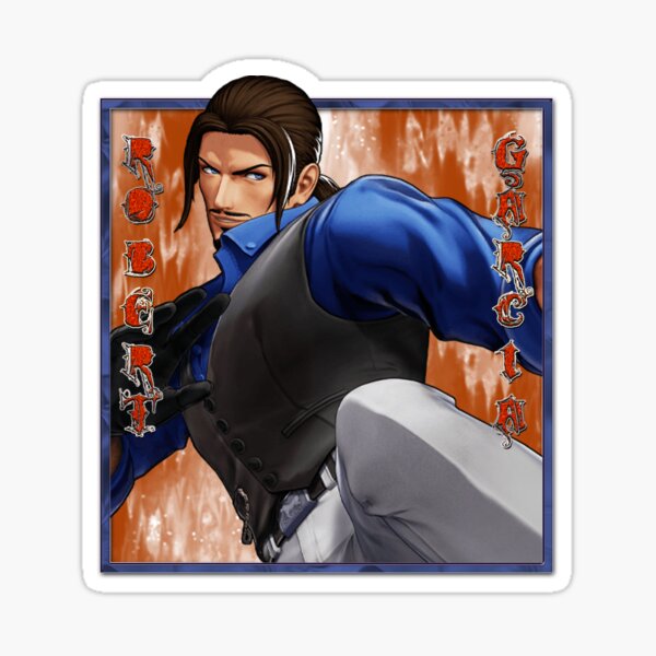 "King of Fighters XV - Mightiest Tiger Robert Garcia KOF" Sticker for ...