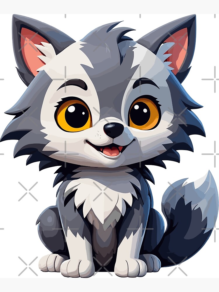 Animated Wolf Pup