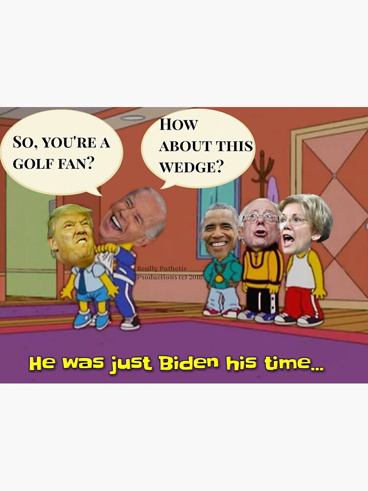 "Trump Wedgie" Sticker by reallypathetic | Redbubble