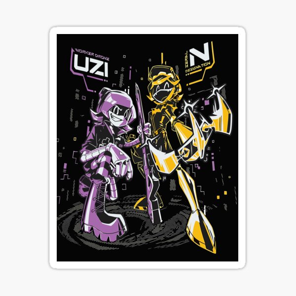 "Murder Drones" Sticker for Sale by Skel-Draws | Redbubble