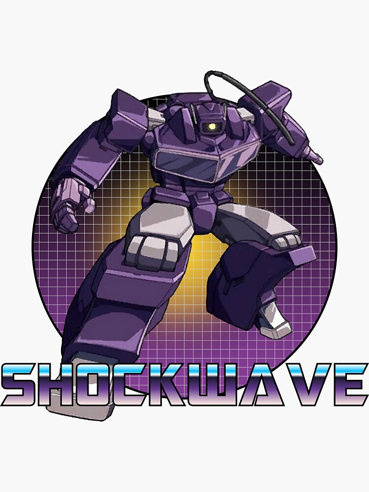 "Shockwave Decepticon Transformer G1" Sticker for Sale by kazzoie ...