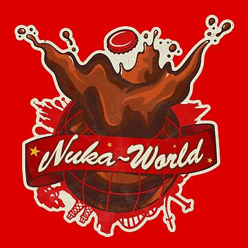 "Nuka World - Vintage Logo" Sticker for Sale by PufferArt | Redbubble