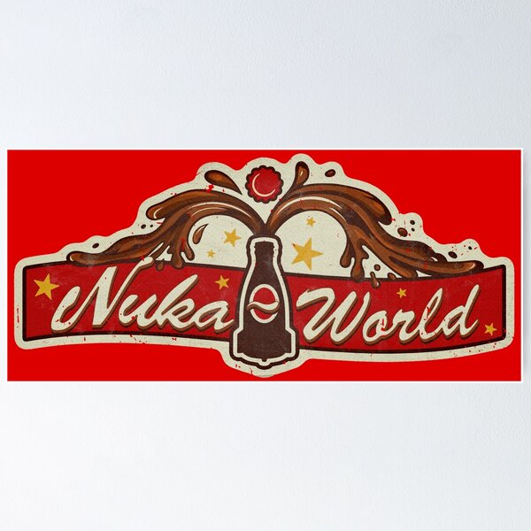 "Nuka-World Logo (Vintage)" Poster for Sale by PufferArt | Redbubble