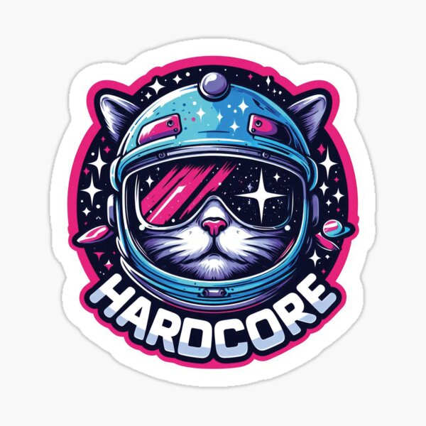 "Cool cat wearing safety hat" Sticker for Sale by slamnoah | Redbubble