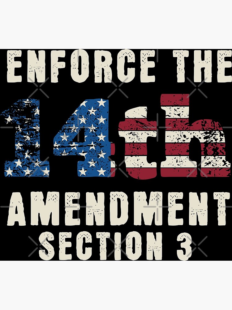 "Enforce the 14th amendment section 3" Poster for Sale by NexaArts ...