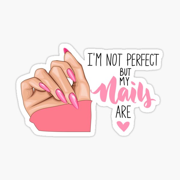 Painted Nails Cartoon Stickers for Sale | Redbubble