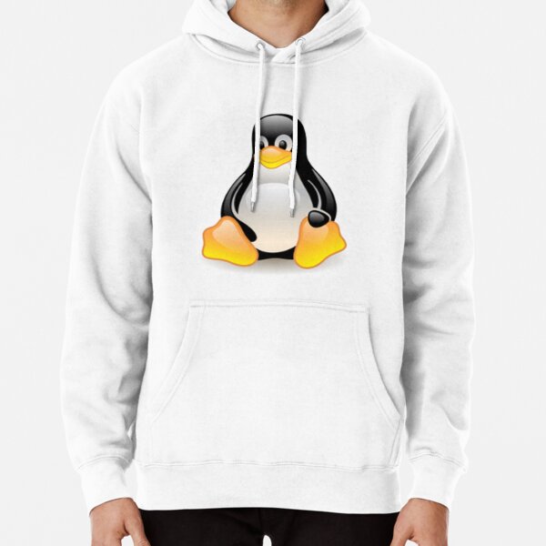"Linux Penguin" Pullover Hoodie by GrrrDinosawr | Redbubble