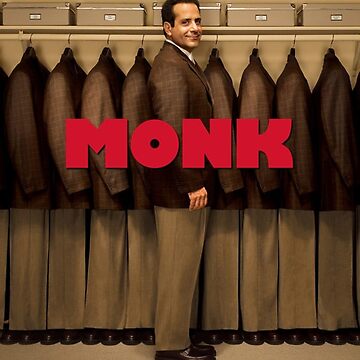 "Adrian Monk" Sticker for Sale by quellira254172 | Redbubble