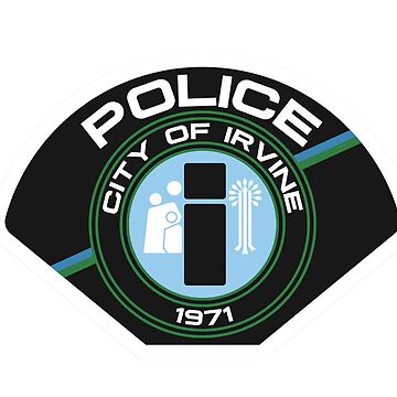 "Irvine Police Department" Sticker for Sale by ArtsSmart | Redbubble