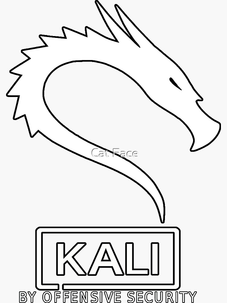 "Kali Linux Logo" Sticker for Sale by GrrrDinosawr | Redbubble
