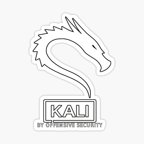 Kali Linux Logo Sticker For Sale By Grrrdinosawr Redbubble