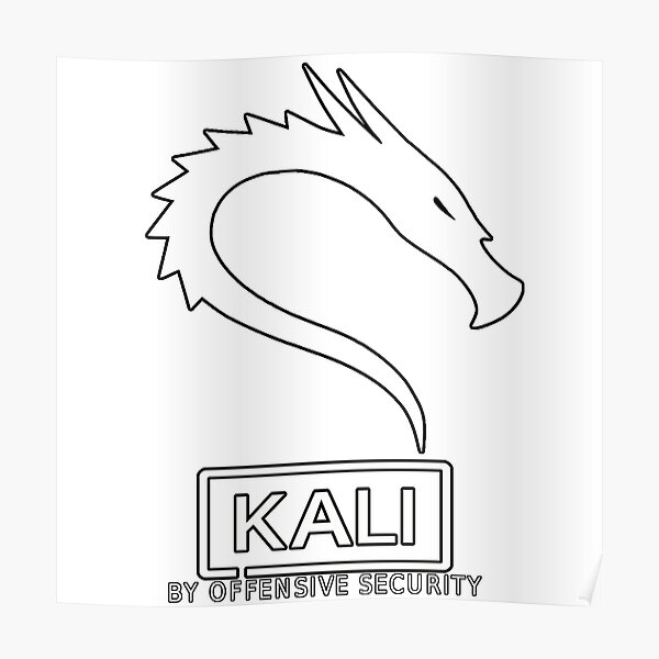 "Kali Linux Logo" Poster by GrrrDinosawr | Redbubble