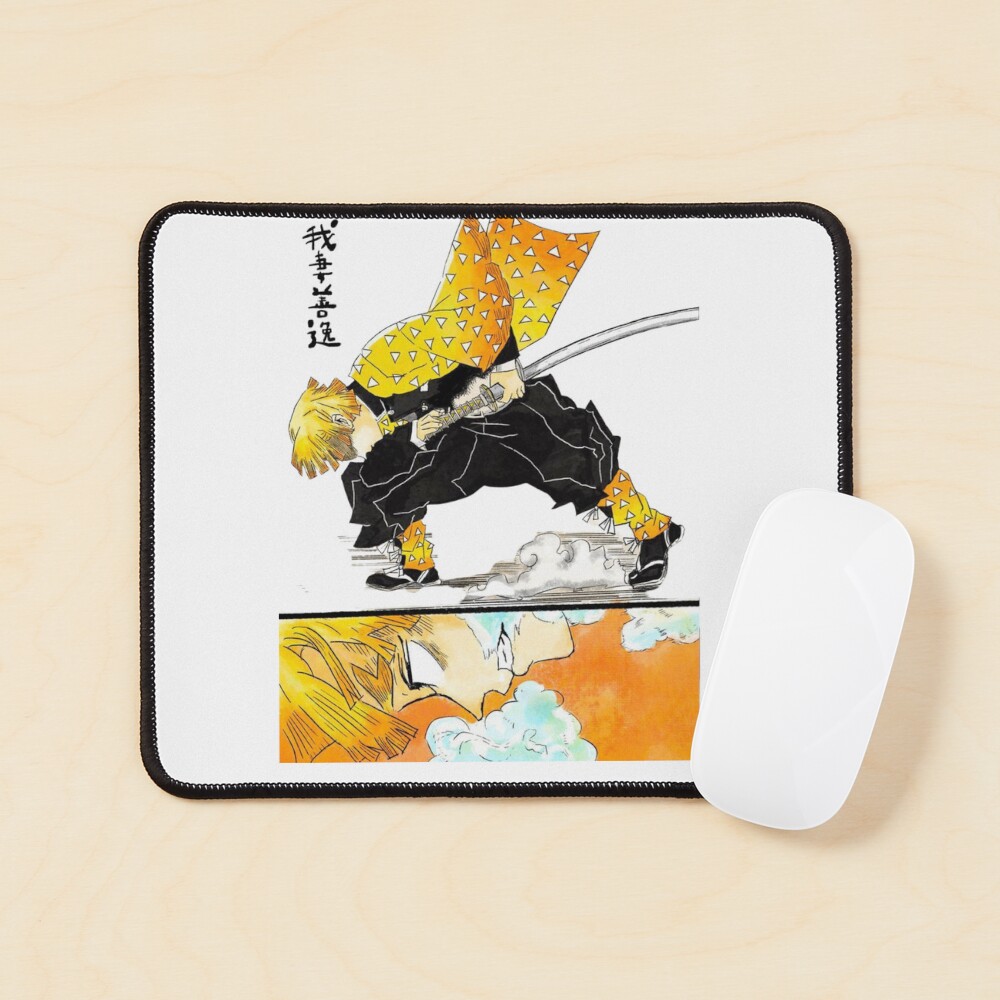 "Zenitsu Agatsuma Demon Slayer" Sticker for Sale by vvendyarts | Redbubble