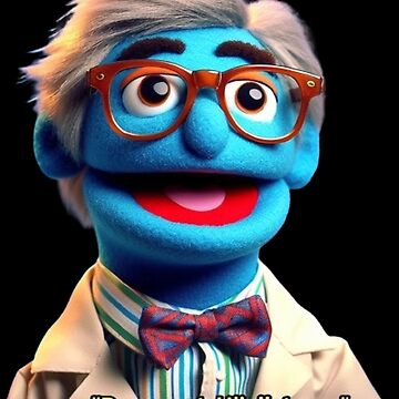 "Puppet History The Professor Face" Sticker for Sale by Fictio ⭐ ⭐ ⭐ ⭐ ...