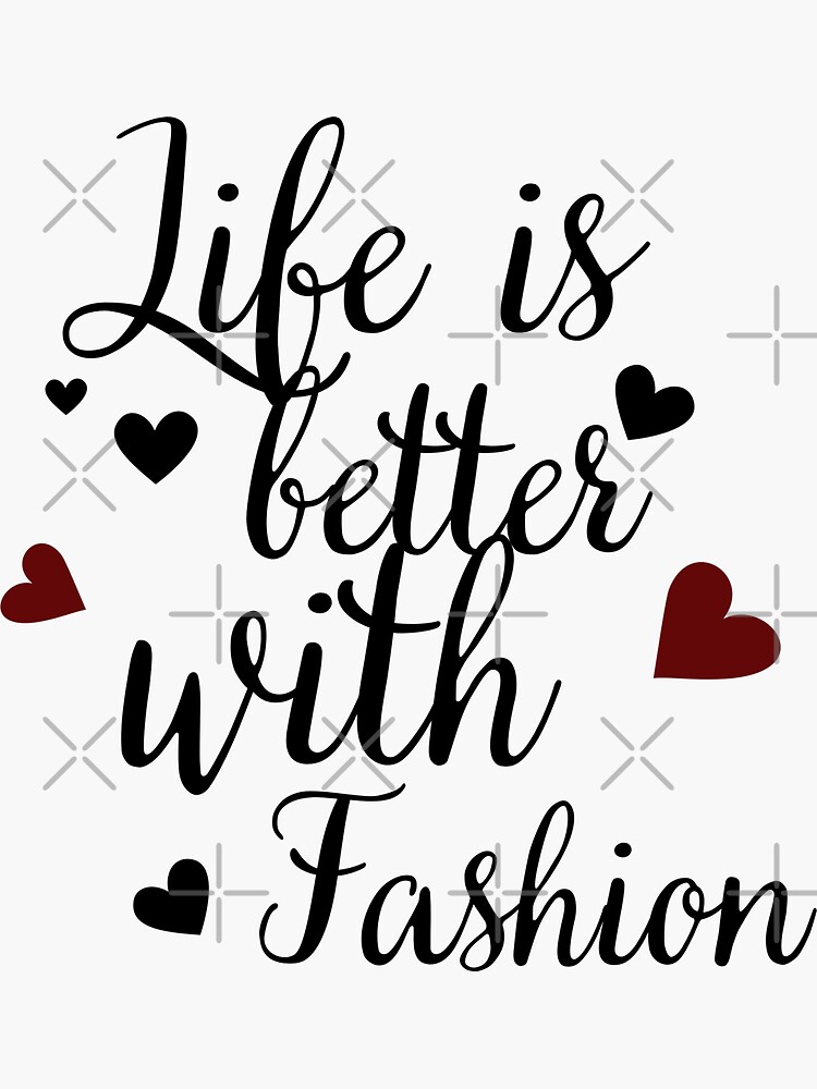 Fashionstatements Stickers for Sale | Redbubble