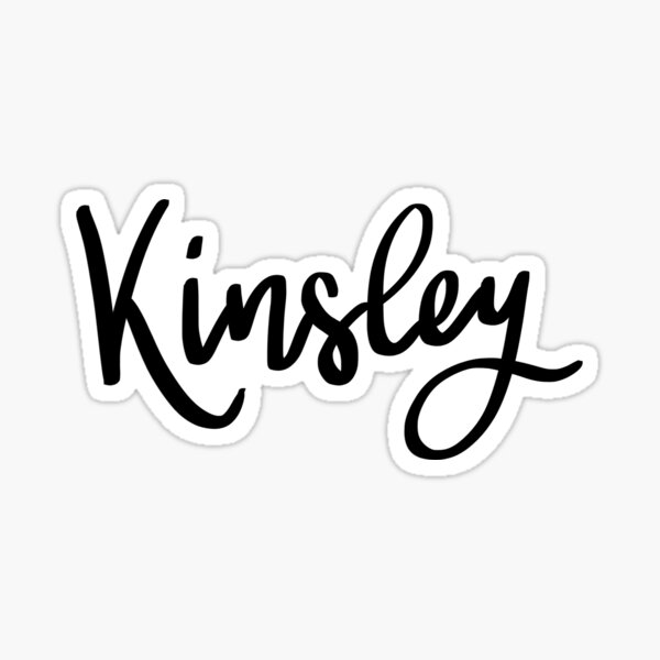 "Kinsley" Sticker for Sale by ellietography | Redbubble