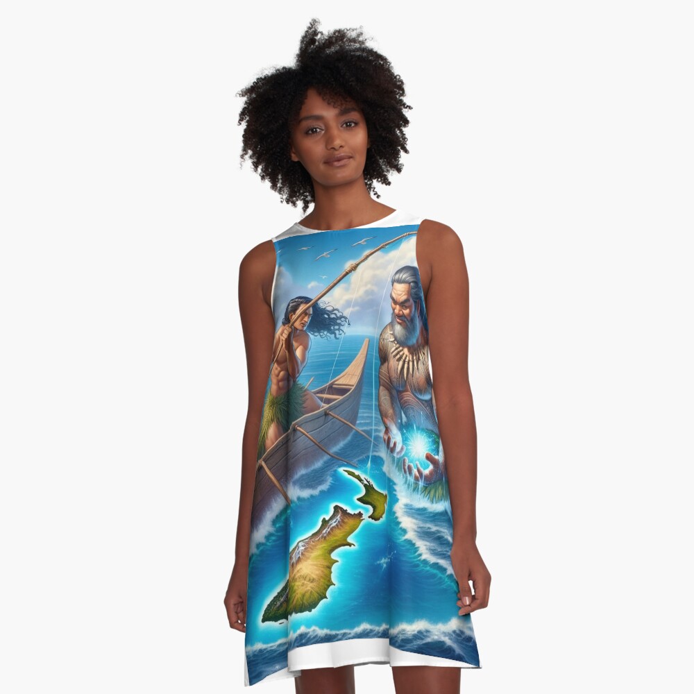 "Maui's Oceanic Creation" Poster for Sale by Doug-Healey-Art | Redbubble