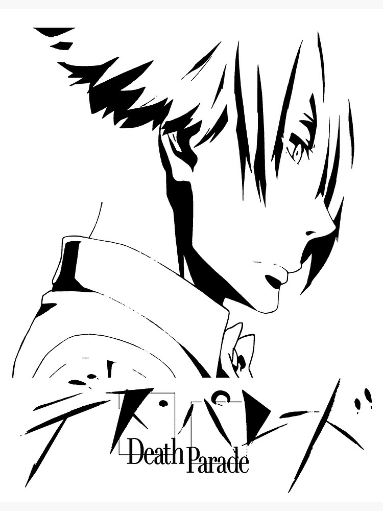 "Death Parade - Decim" Art Print for Sale by Rtyuiope | Redbubble