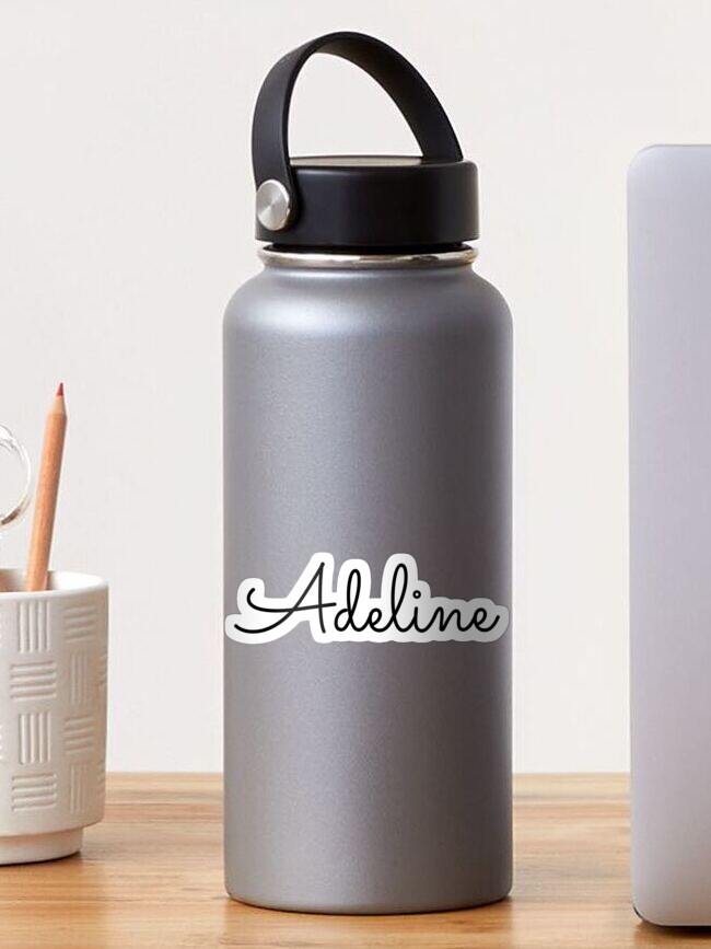 "Writing Adeline Name Label " Sticker for Sale by NormadWorld | Redbubble