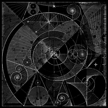 "Fibonacci Spiral, Golden Ratio, Sacred Geometry" Postcard for Sale by gorillamerch | Redbubble