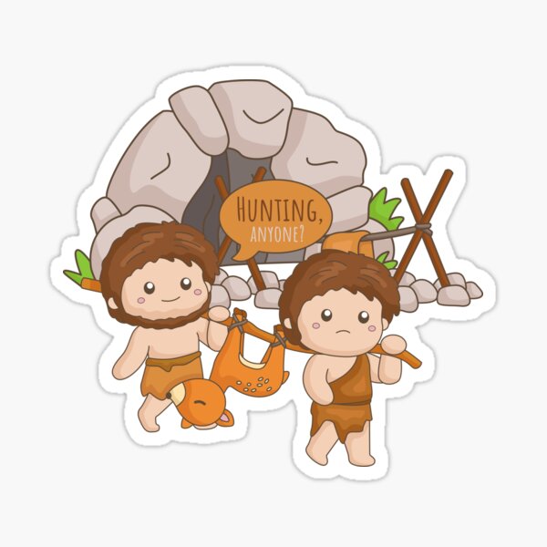 "Hunting, anyone?" Sticker for Sale by peekadillie | Redbubble