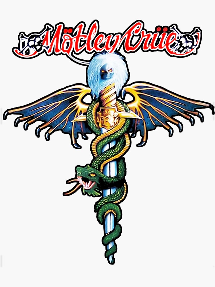 "motley crue devil" Sticker for Sale by RoroMedic | Redbubble