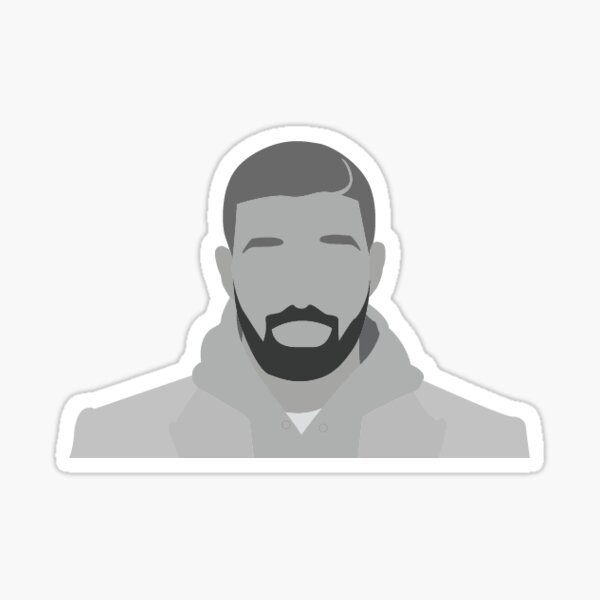 "Drake" Sticker by DeltaCubed | Redbubble
