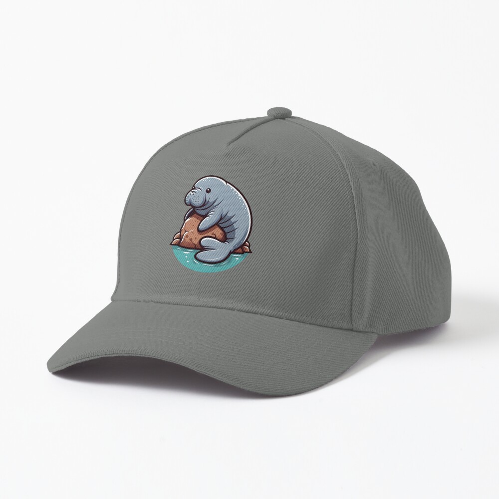 "Cute manatee" Sticker by Artillenium | Redbubble
