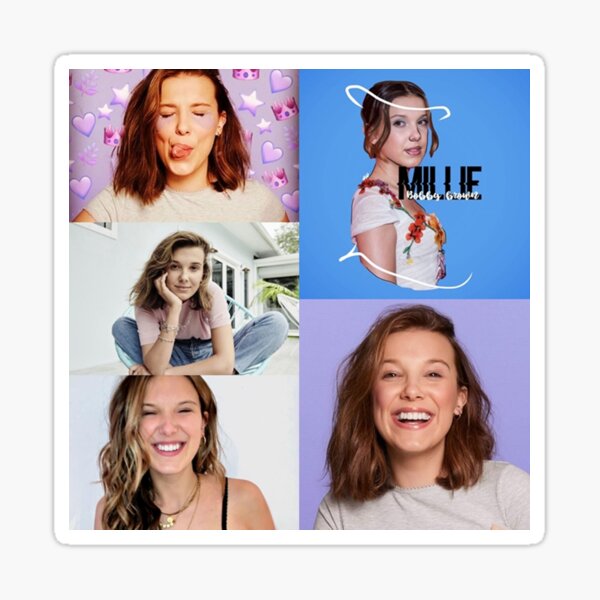" Millie Bobby Brown " Sticker for Sale by ZENITHSPARK1 | Redbubble