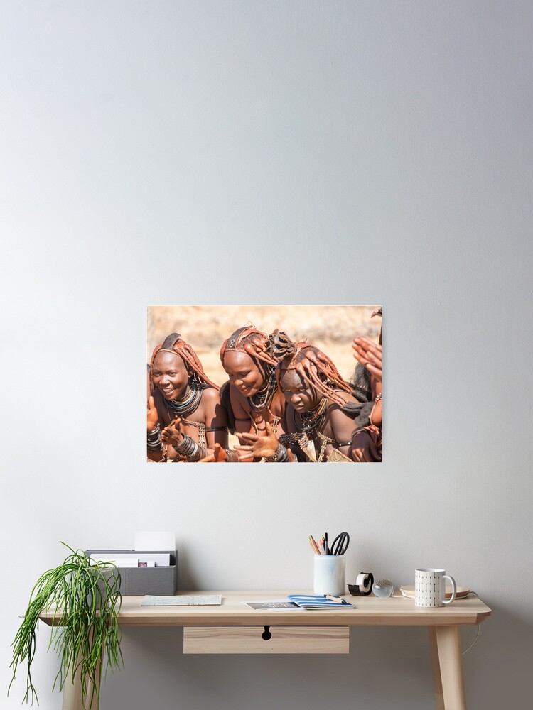 "Namibia. Himba Tribe. Dancing Women." Poster for Sale by vadim19 ...