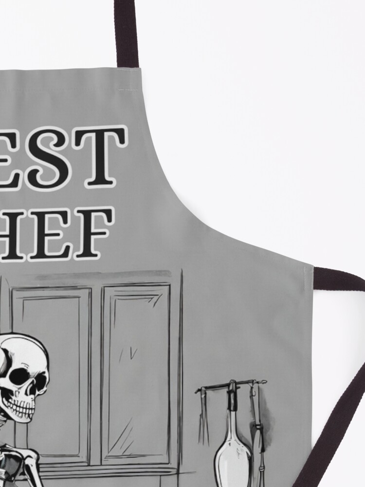 "Best Chef | Skeleton Cooking" Apron for Sale by gotitat | Redbubble