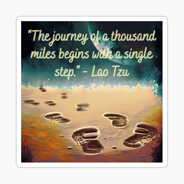 "First Step" Sticker for Sale by Spot-On-Art | Redbubble