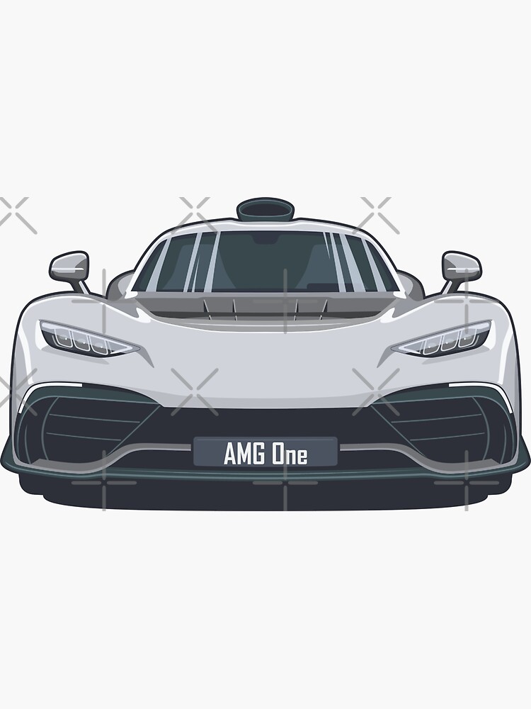 "One - vector drawing" Sticker by yohannlp | Redbubble