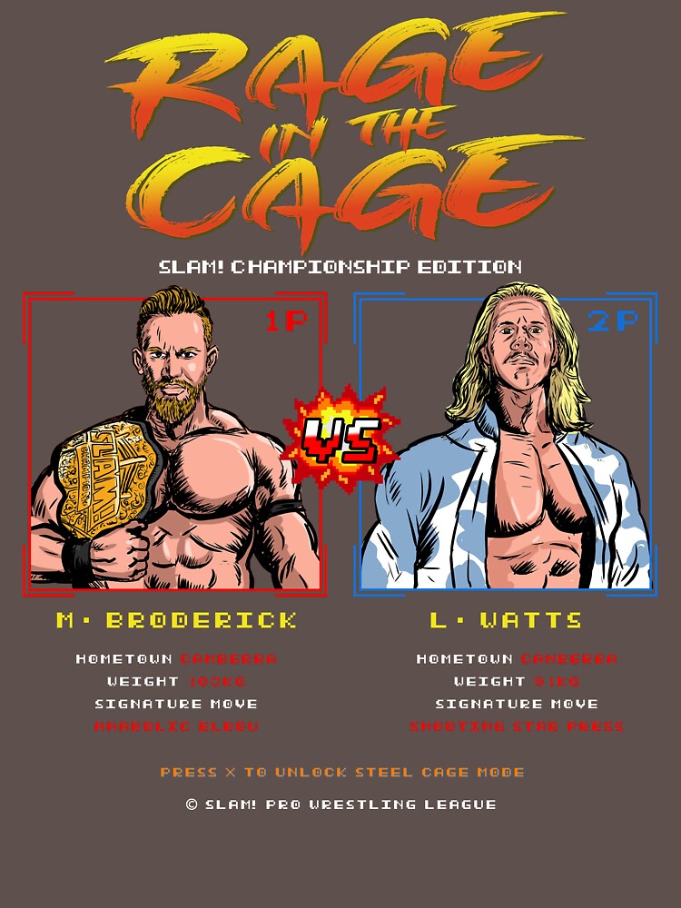 "SLAM! Pro Wrestling League Mikey Broderick vs Luke Watts Cage Match ...