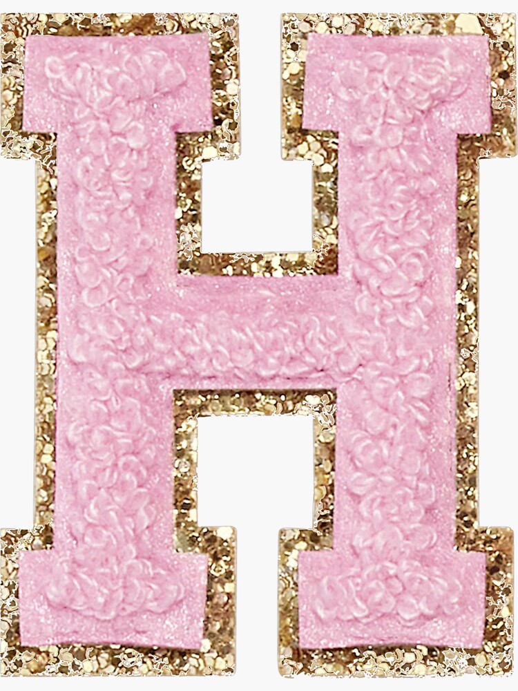 "Light Pink H Patch" Sticker for Sale by Dylan0321 | Redbubble