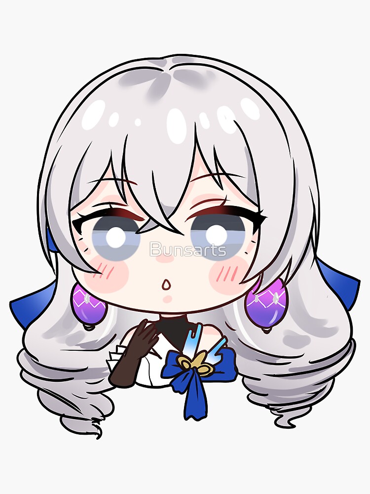 "Bronya HSR Chibi " Sticker for Sale by Bunsarts | Redbubble