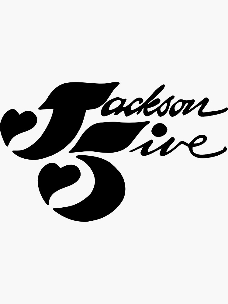 The Jackson Five Logo Jackson Personalised Cake Topper Pre Styled