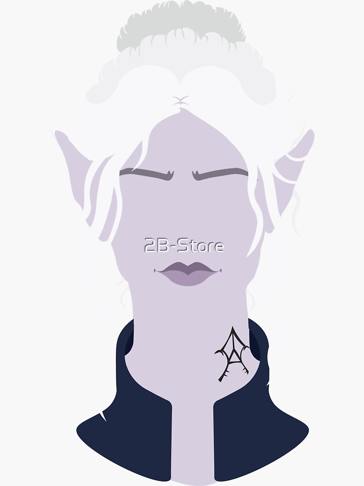 "Minthara V2- baldurs gate 3 " Sticker for Sale by 2B-Store | Redbubble