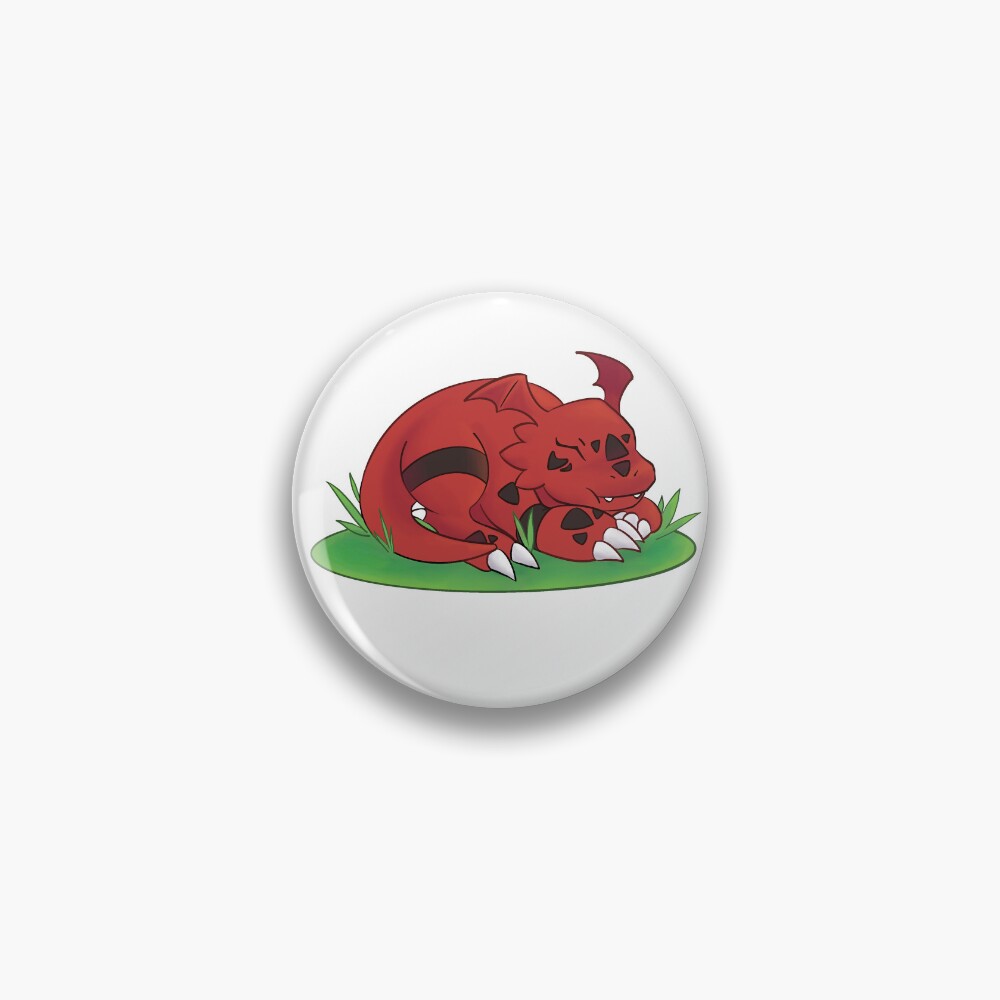 "Digimon: Sleeping Guilmon" Sticker for Sale by dusklux | Redbubble