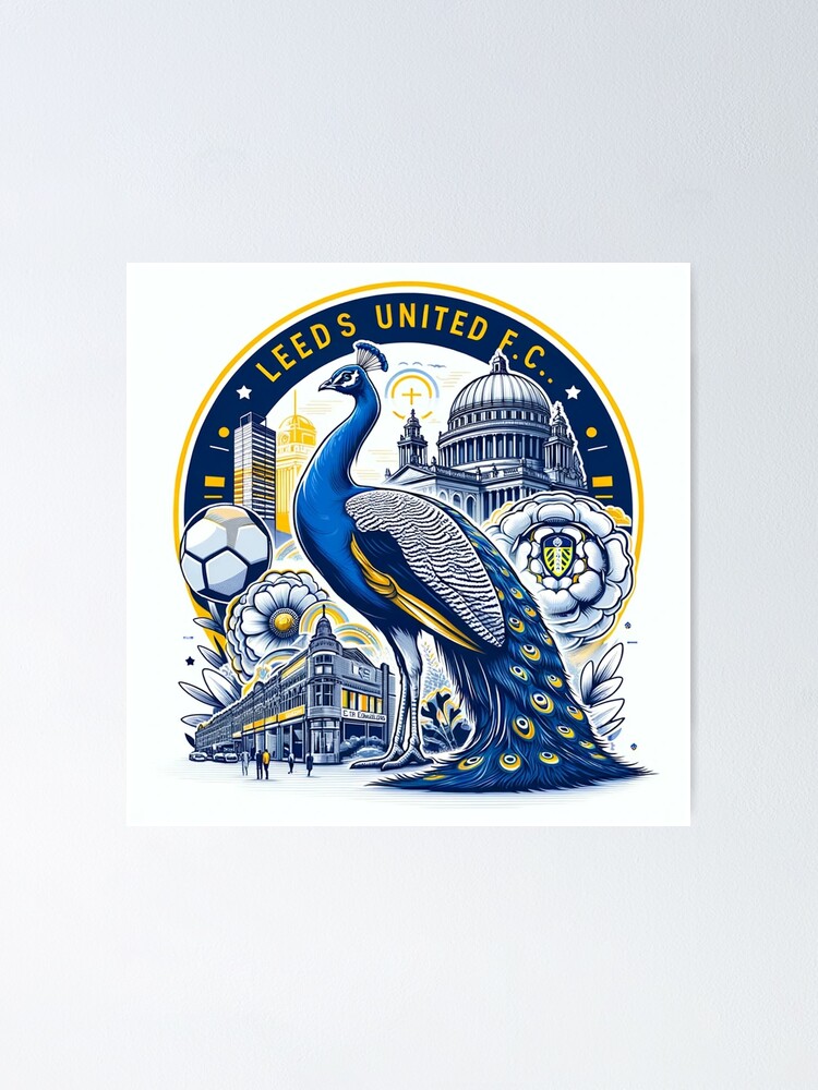 "Leeds United Football Club Artwork" Poster for Sale by ArtfulMiller ...