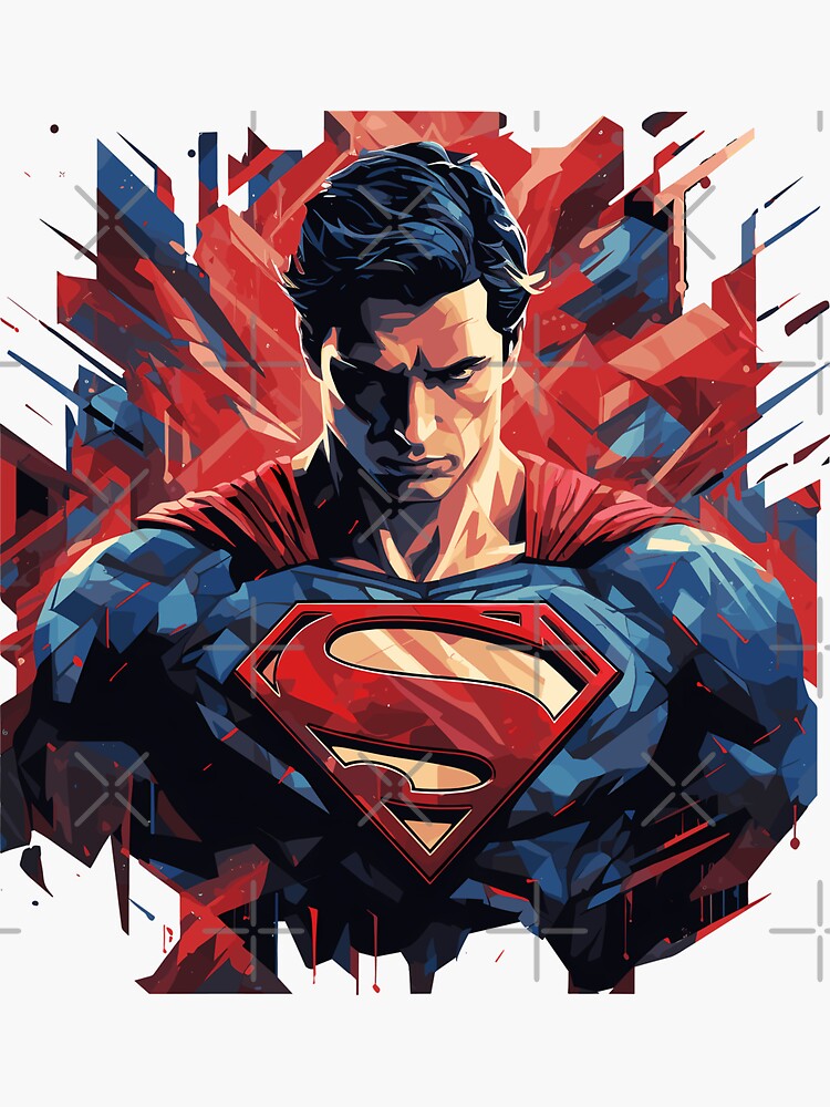 "Unleash the Hero Within with Iconic Superman Designs #3" Sticker for ...