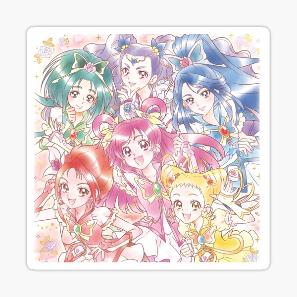 "Yes! PreCure 5 GoGo! - All in One" Sticker for Sale by KeyDesignDecor ...